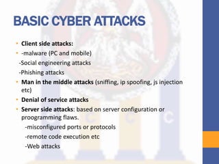 Cyber security talks 2019 by theko moima | PPT