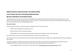 Cyber security technologist occupational brief | PDF