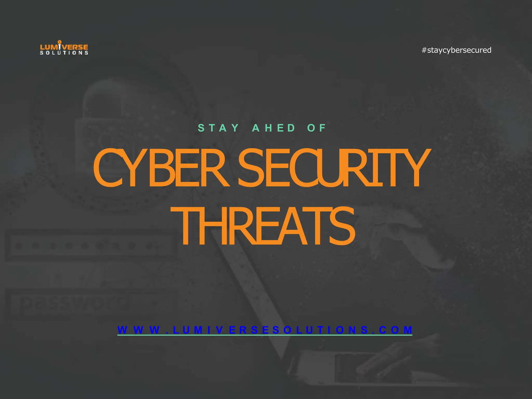 Cybersecurity Threats | Cyber Attack | Cyber Crime | PPTX | Internet ...