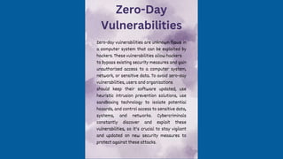 Top 10 Cyber Security Threats and How to Prevent Them | PDF