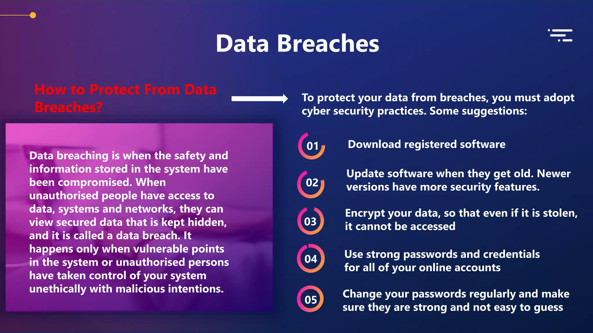 Cyber security threats and its solutions | PPTX