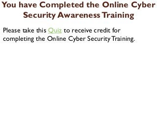 Cyber security training | PDF