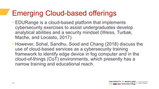 Cyber security training using virtual labs 3 cs umuc presentation ...