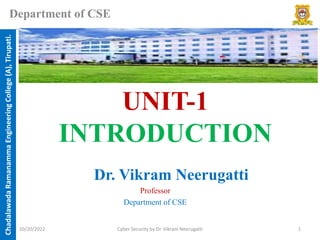Introduction to Cyber Security | PPT