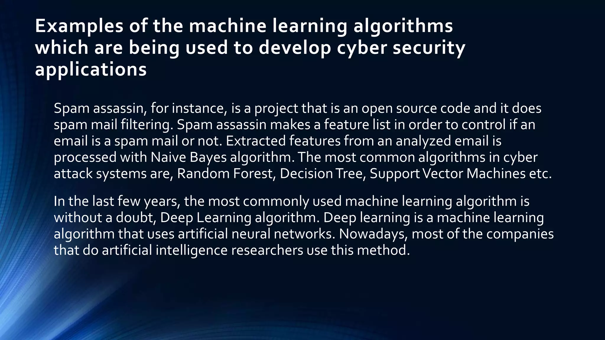 Cyber security with ai | PPTX