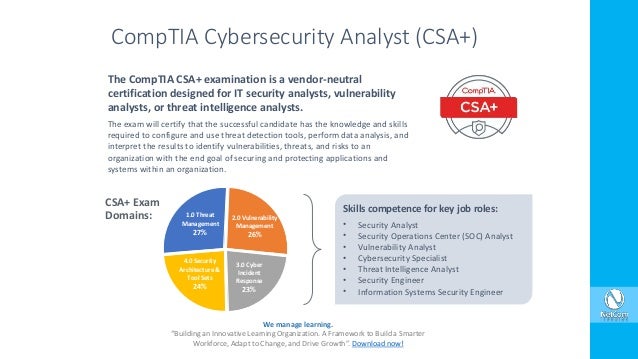 Cyber Security Trends - the career pathway by CompTIA