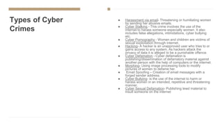 Cyber Sexual Violence and Understanding | PPTX