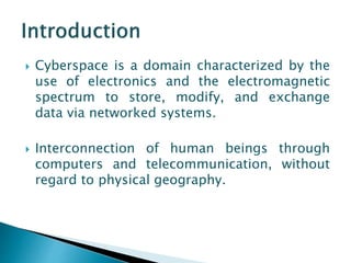 Cyber space & critical information infrastructure | PPTX