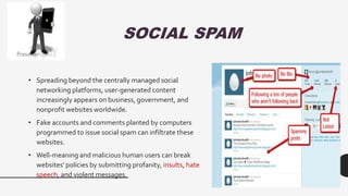 Cyber Spamming & its Types | PPTX