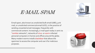 Cyber Spamming & its Types | PPTX