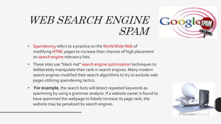 Cyber Spamming & its Types | PPTX