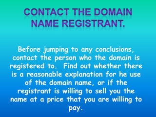 Cybersquatting | PPTX