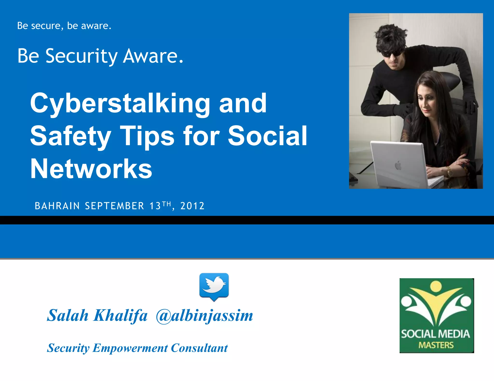 Cyberstalking and safety tips for social networks | PDF