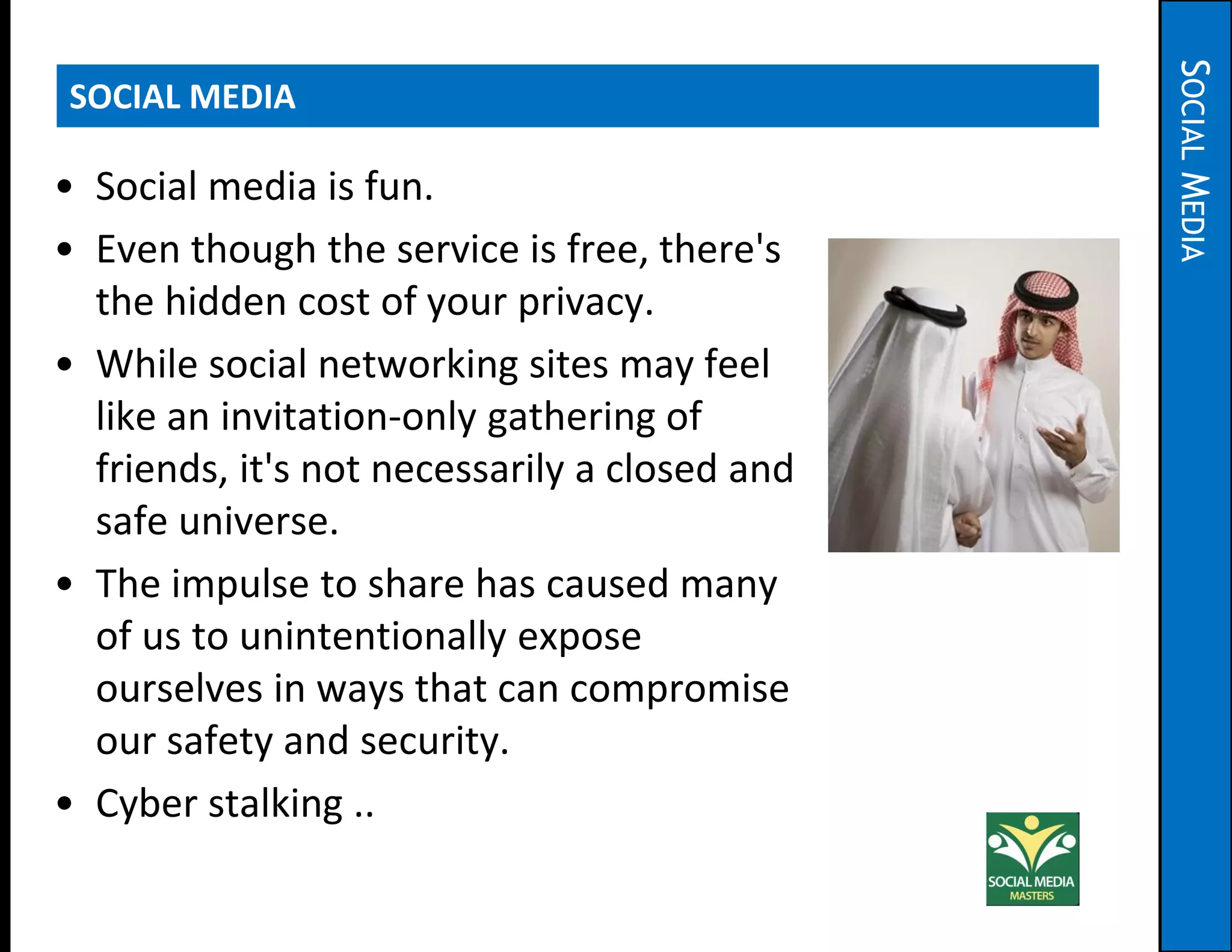 Cyberstalking and safety tips for social networks | PPT