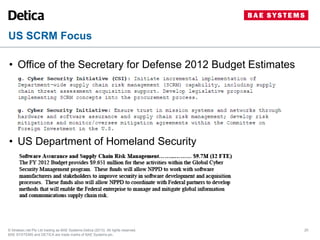 Cyber supply chain risk management ASDE | PPT