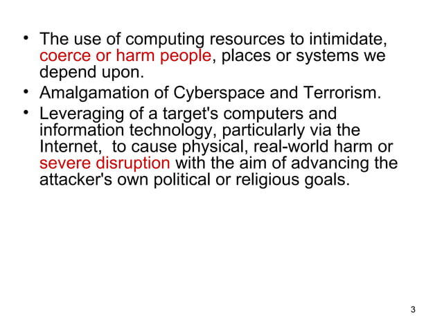 Cyberterrorism | PPT