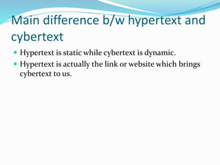Cybertext | PPT