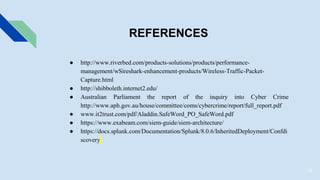 Cyber threat detection by siem tools | PPTX