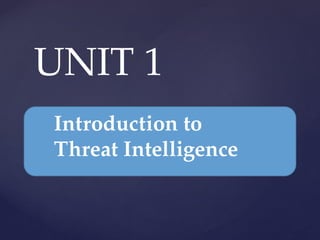 Cyber Threat Intelligence introduction.pptx