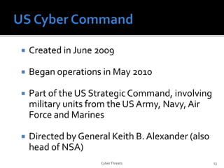 Cyber threats | PPTX