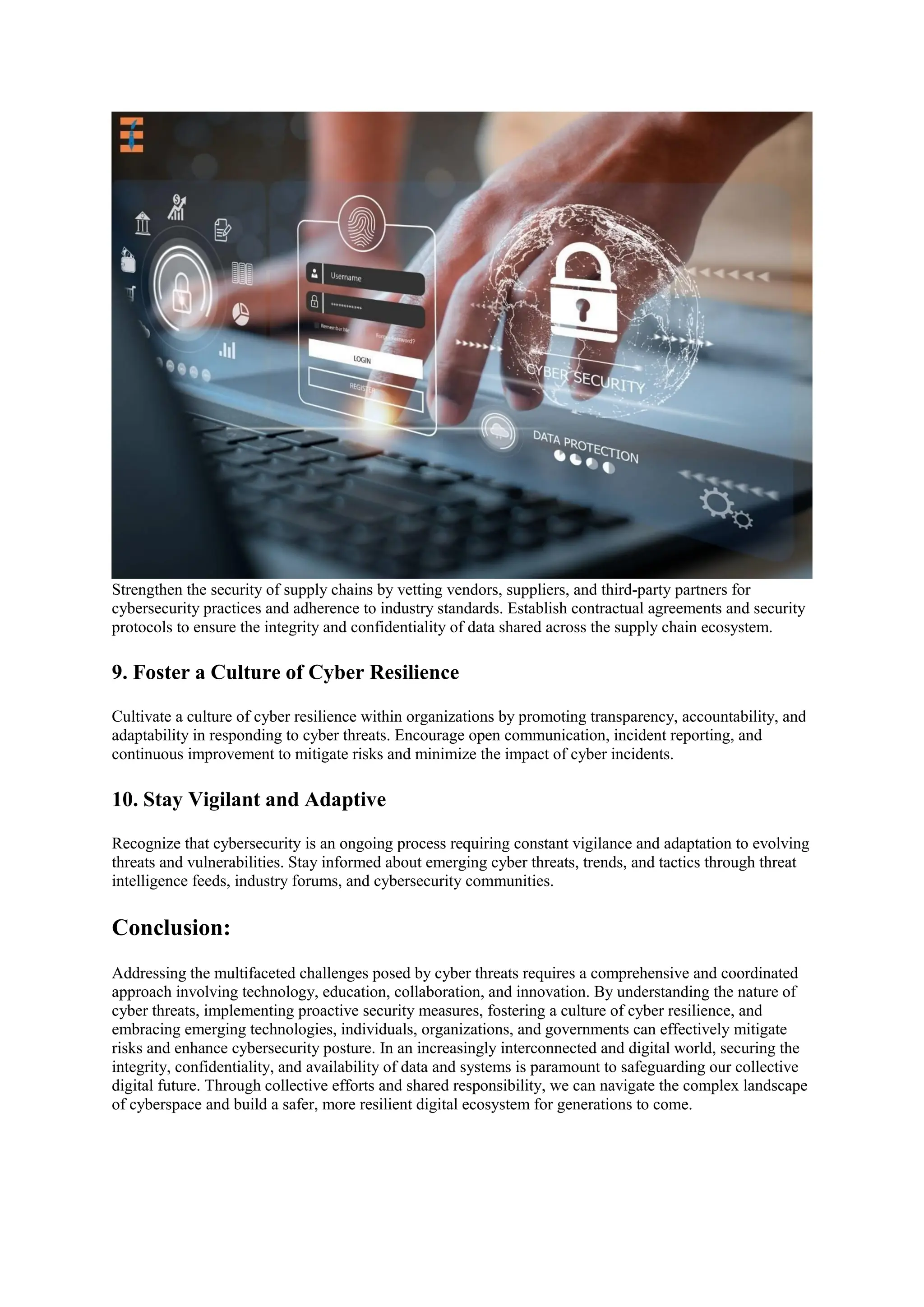 Cyber Threats: Understanding, Mitigating, and Securing the Digital Realm | PDF