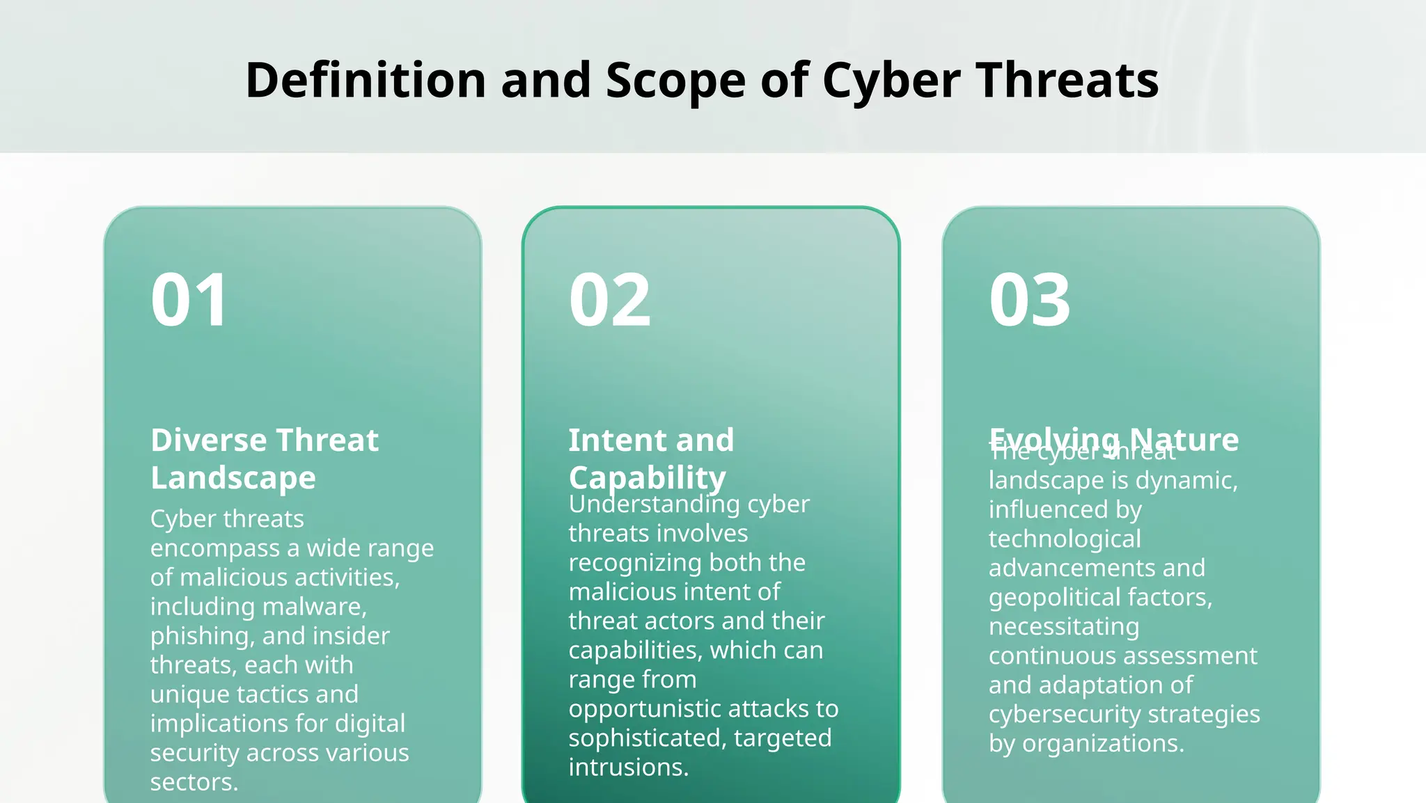 Cyber Threats Awareness, Prevention, and Defense - DigitDefence | PPTX