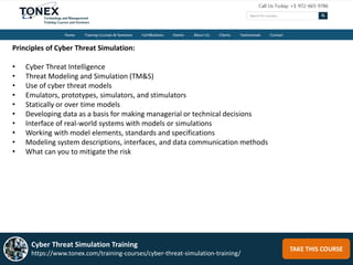 Cyber Threat Simulation | PPTX