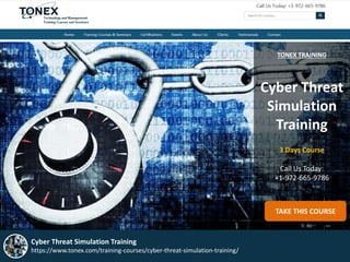 Cyber Threat Simulation | PPTX