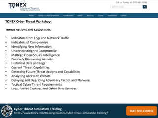 Cyber Threat Simulation | PPTX