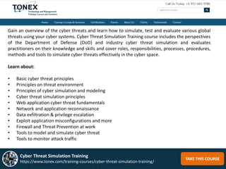 Cyber Threat Simulation | PPTX