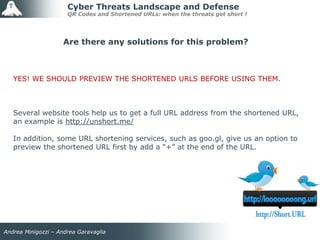 Cyber threats landscape and defense | PPTX