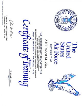 Air Force Cyber Transport Systems Certificate | PDF