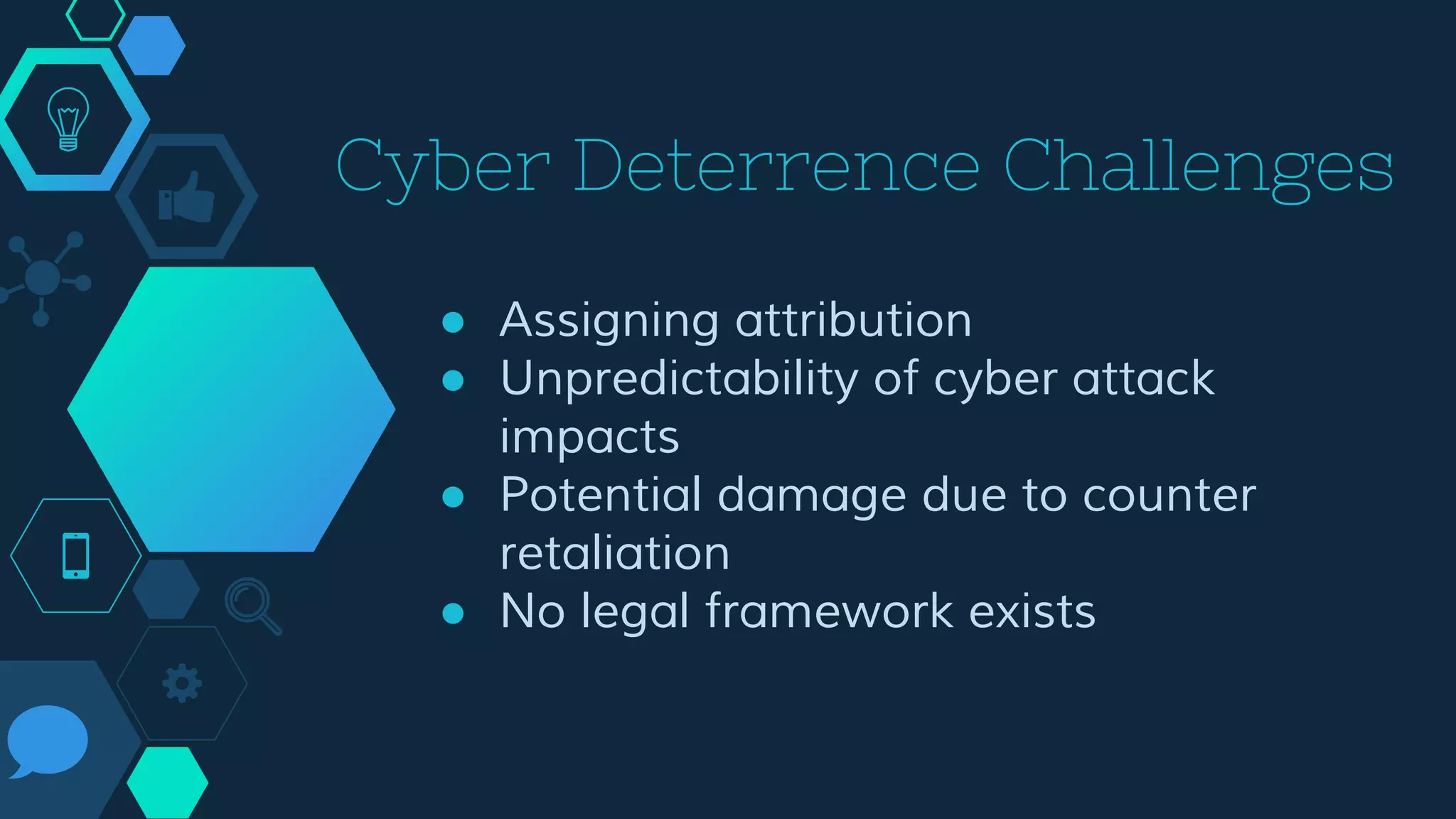 Cyber warfare an architecture for deterrence | PPTX