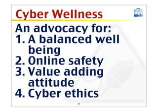 Cyber Wellness Program for the philippines | PDF