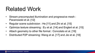 Cloud-Based Dynamic Streaming and Loading of 3D Scene | PPT