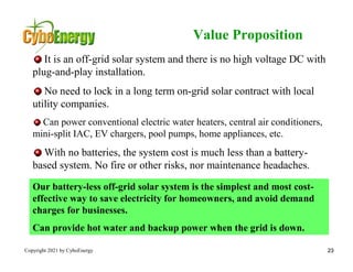 Cybo energy battery-less-off-grid-solar-system-design-guide-jan-2021 | PDF