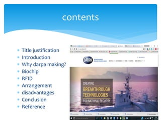DARPA and World PREPARES FOR CYBORG FUTURE USING NEURAL INTERFACE ...