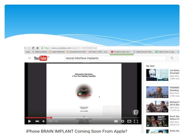 DARPA and World PREPARES FOR CYBORG FUTURE USING NEURAL INTERFACE IM…
