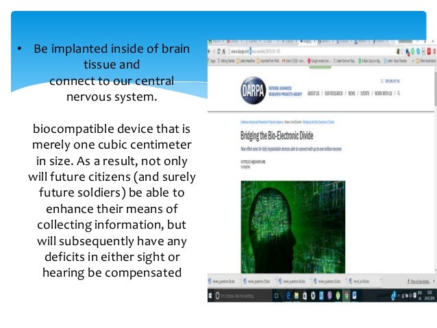 DARPA and World PREPARES FOR CYBORG FUTURE USING NEURAL INTERFACE IM…