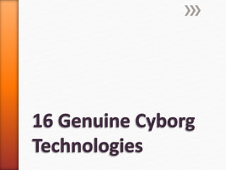 Cyborg original | PPTX