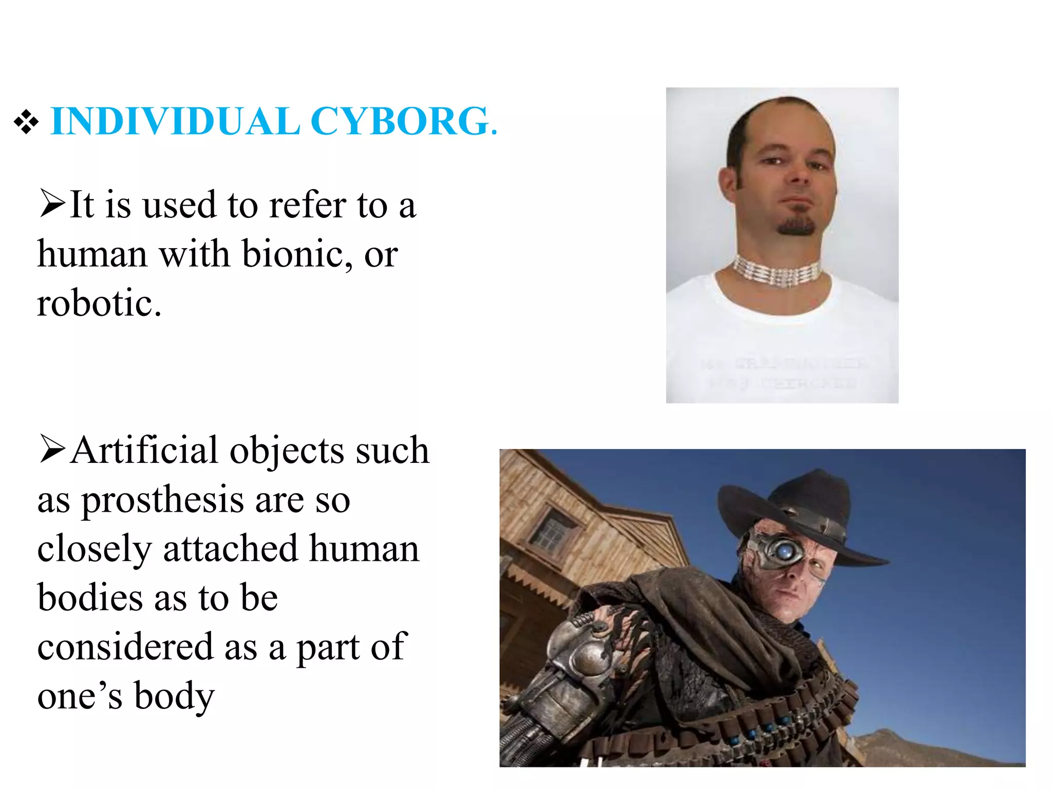 Cyborg ppt presentation | PPTX