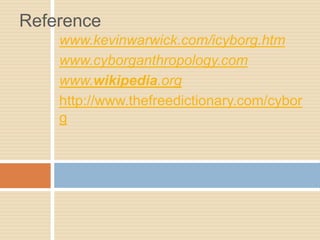 Cyborg presentation | PPTX