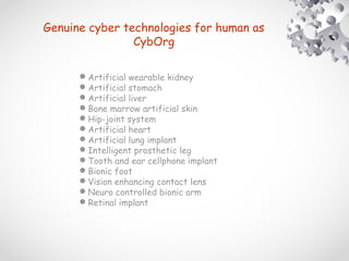 Cyborgs | PPT | Free Download