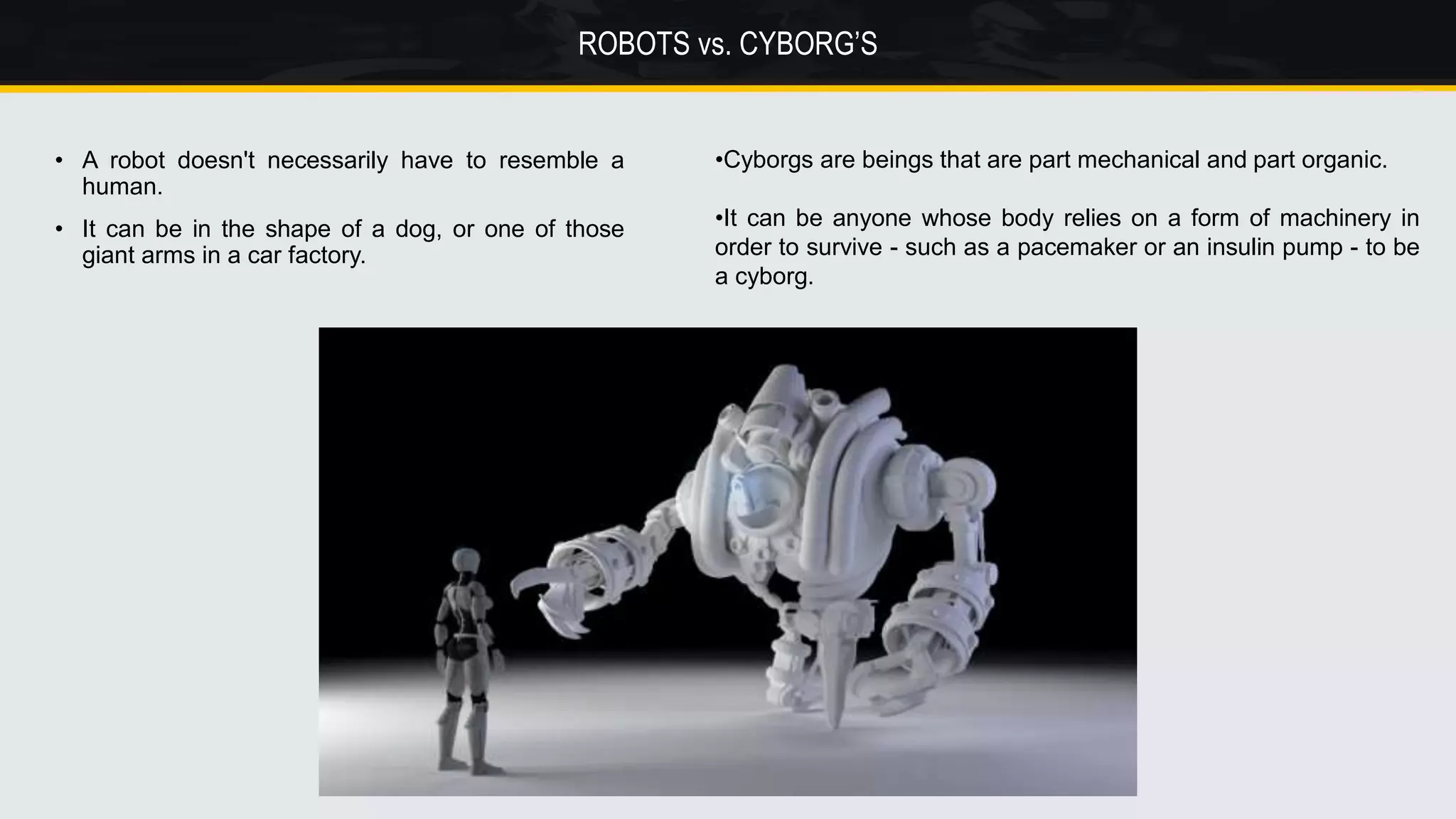Cyborgs-The next generation human-robotic devices | PPTX