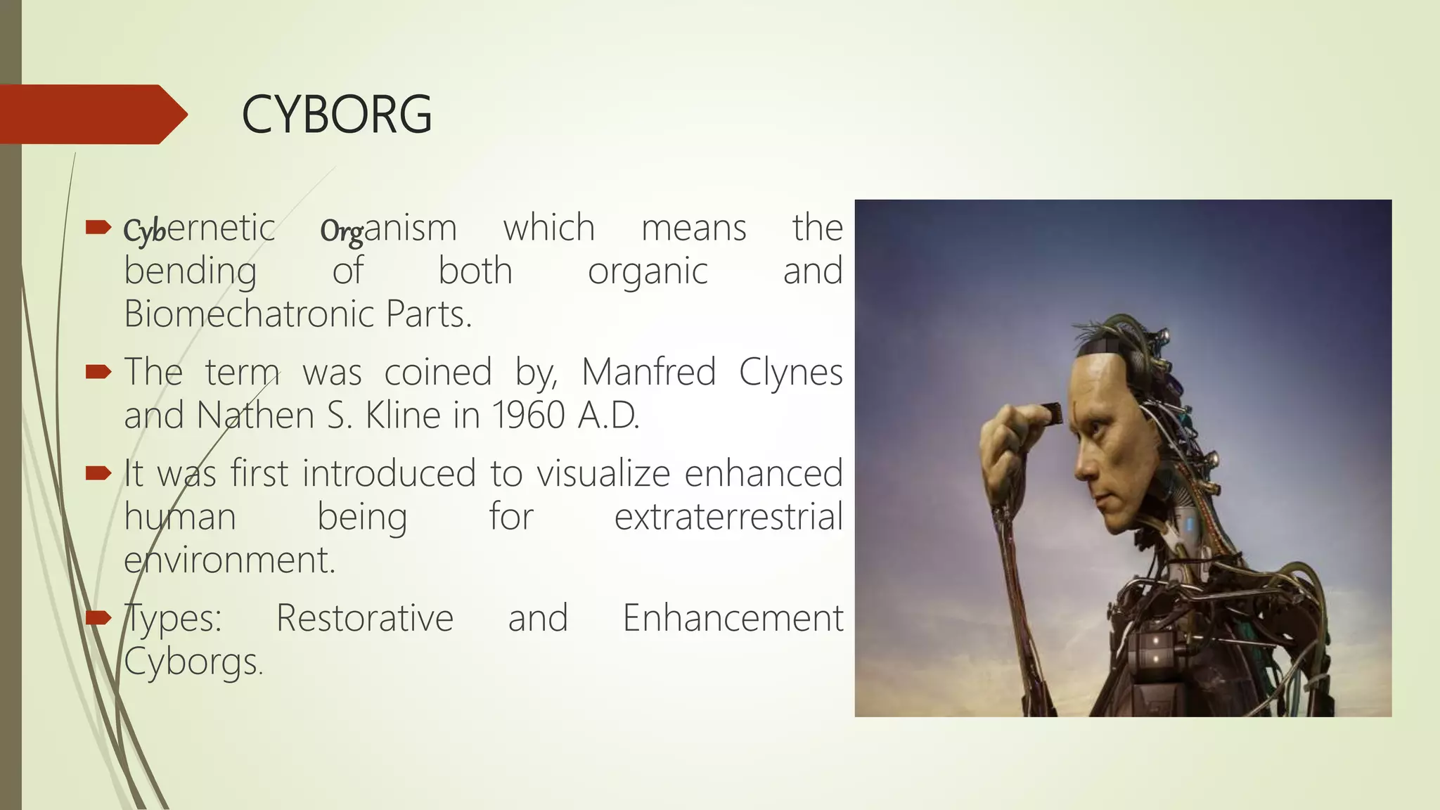 Cyborgs: Motivation for Disability | PPT