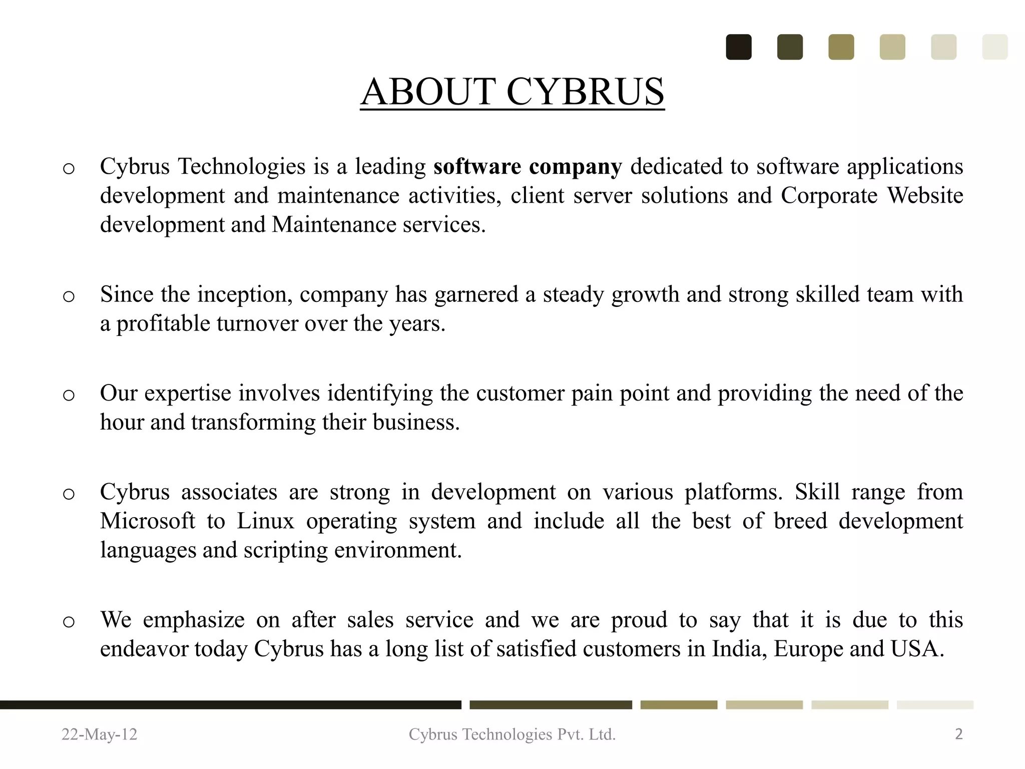 Cybrus Corporate Profile | PPSX