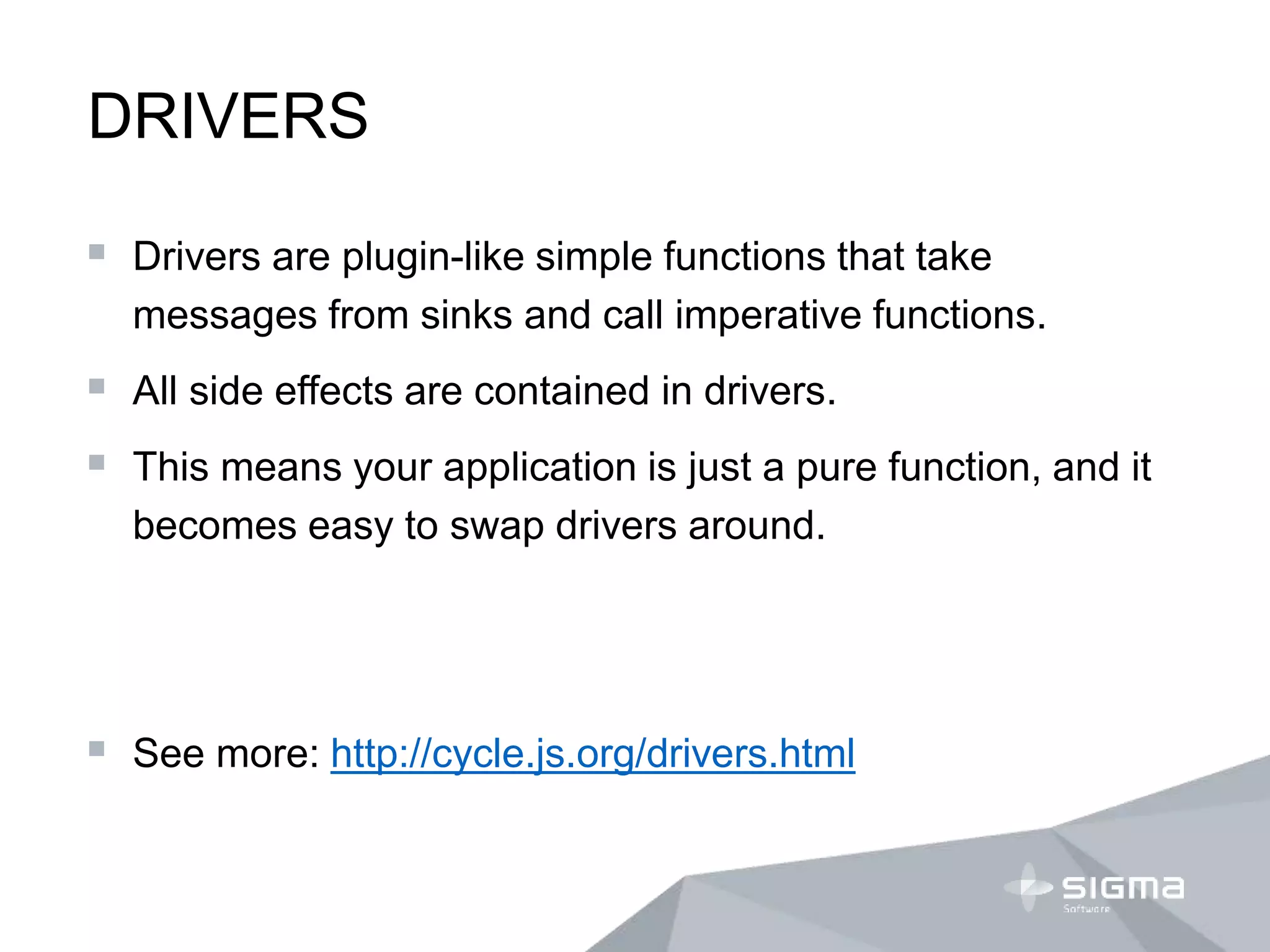 Cycle.js overview | PPT