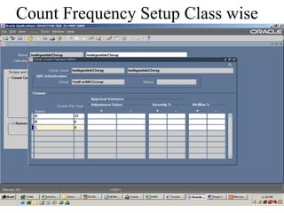Oracle EBS Cycle-Count-procedure and Tables | PPT
