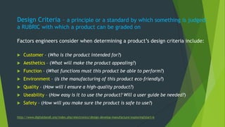 Cycle 2 engineering design process (hampton & fisk) | PPTX