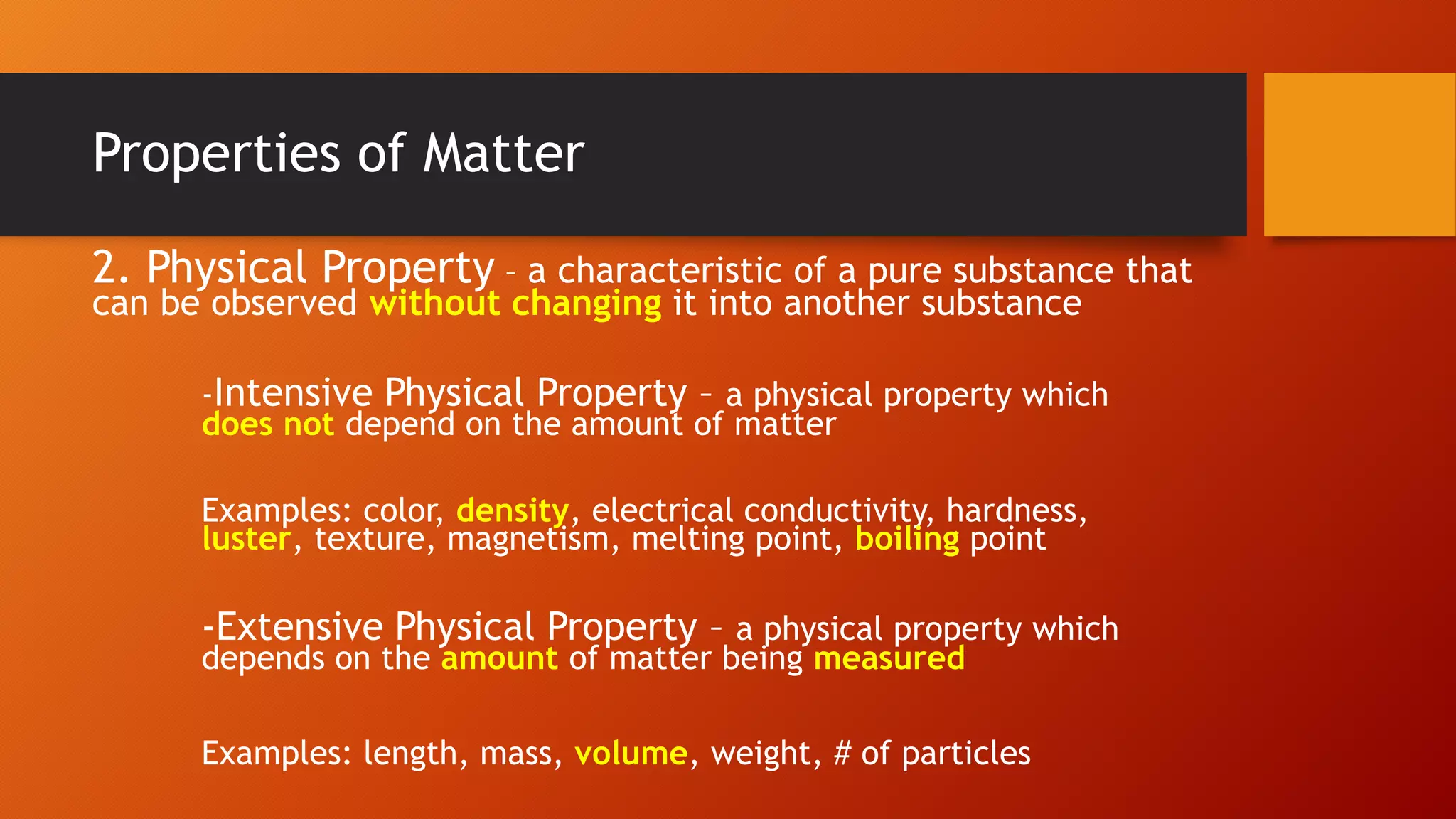 Cycle 3 (describing matter) powerpoint | PPT
